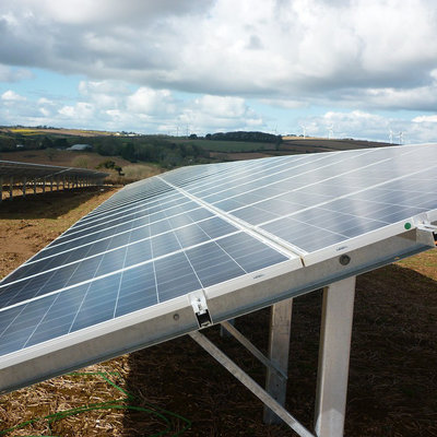 HDG solar ground screw mounting system for pv mounting structure