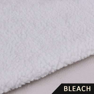 100% polyester micro bonded sherpa lamb fur fabric