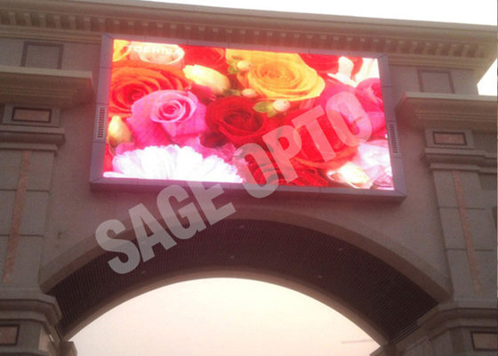 pantalla LED a todo color de la publicidad al aire libre de 6m m, exhibición a todo color de 1R1G1B LED