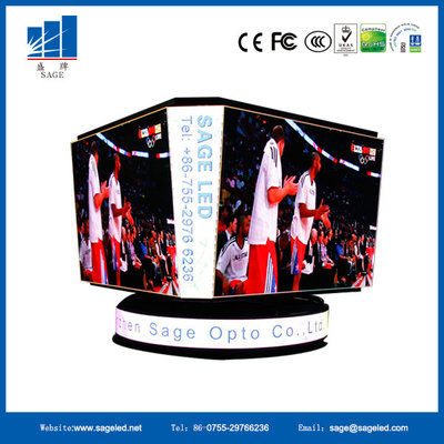 Exhibición a todo color 8m m HD del cubo de los acontecimientos LED con ángulo de visión amplio
