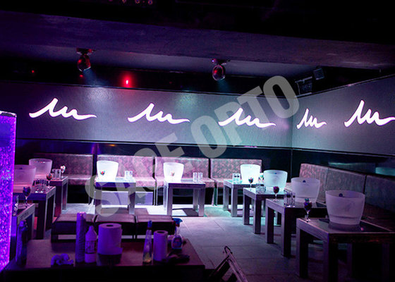 Pantalla LED interior clara de la publicidad de SMD P10, ahorro de la energía de la pantalla de vídeo de la cortina LED