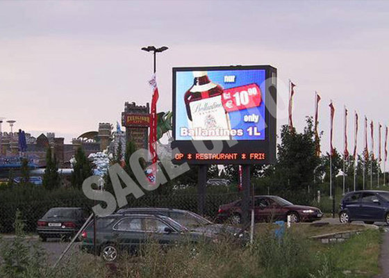 P10 milímetro HD gigante DIP346 llevó las pantallas de la publicidad al aire libre, 160 x 160 milímetros