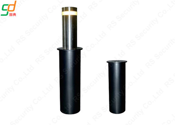 SUS304 Stainless Steel Hydraulic Bollards K4 Crash Rated Rising Bollard Systems