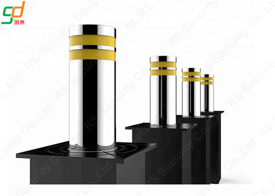 Rectrable K8 Rated Hydraulic Bollards Traffic Barrier With Lights