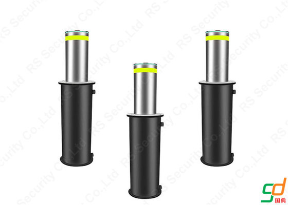 K4 Rated Hydraulic Bollards Rectrable Automatic Bollard Warning Sign