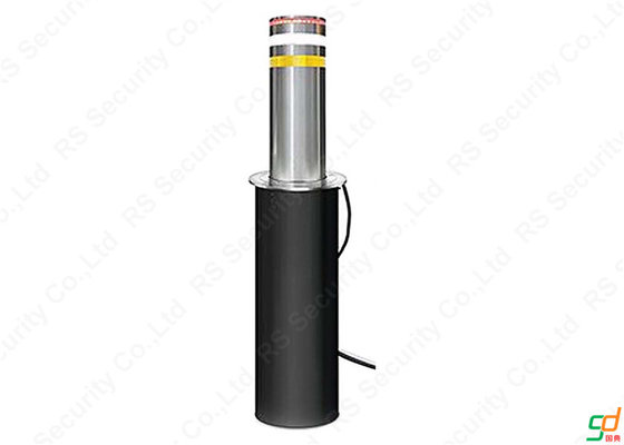 Safety Hydraulic Bollards Rising Barriers Access Controller Panel Stainless Steel