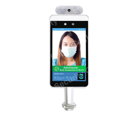 No Contact AI Body Temperature DetectionFace Recognition Camera Thermometer