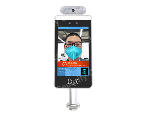 No Contact AI Body Temperature DetectionFace Recognition Camera Thermometer