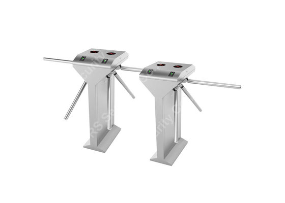 Stainless Steel Waist Height Turnstiles Rfid Card Tripod Turnstile