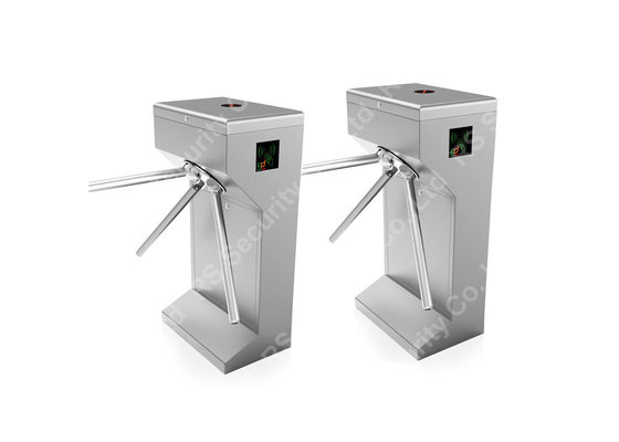 Entrance Security Barrier Turnstile Gate With Card Reader , Visitors Access Control