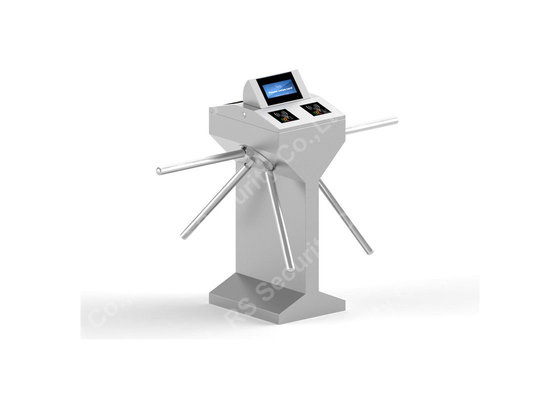 Semi Auto Waist Height Turnstiles / Heavy Use Pedestrian Turnstile Gate Access Control