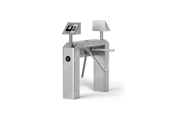 Automated security Waist Height Turnstiles 304 Stainless Steel Material