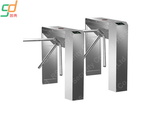 Fingerprint Tripod Turnstile Gate Access Control Systems 24V DC Tcp IP