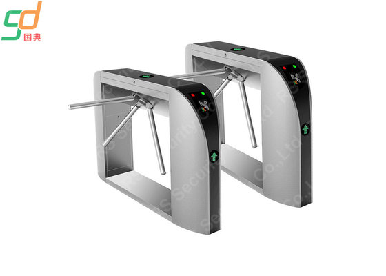 Fingerprint Tripod Turnstile Gate With RFID Bi-Direction Barrier Access