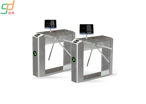 Double Direction Tripod Turnstile Gate Controlled Access Turnstiles Card Reader Gate