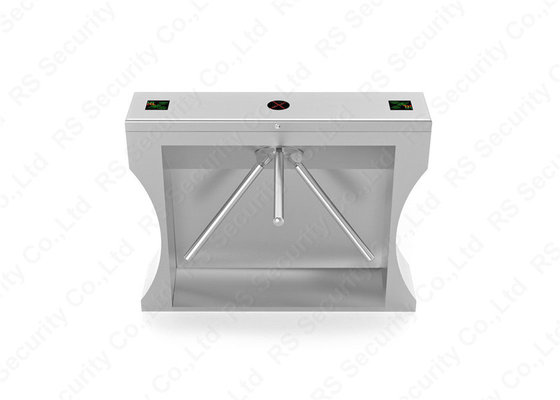 304 Stainless Steel Vertical Automatic Turnstiles , Tripod Turnstile Gates With Rfid Card Reader