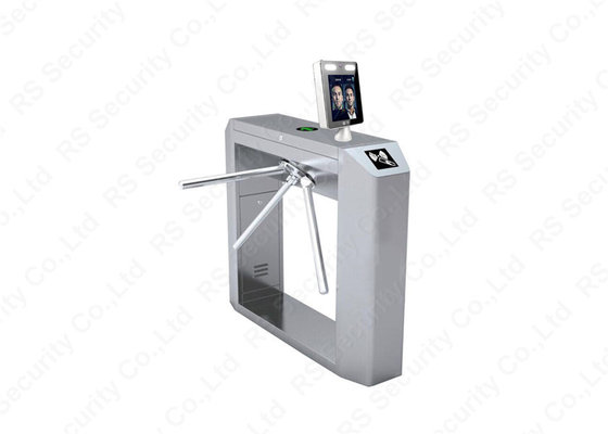 Security Full  Automatic Turnstiles Face Recognition Three Arm Barriers