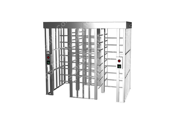 RFID Card Reader Fingerprint Turnstile Full Height 304 Stainless Steel
