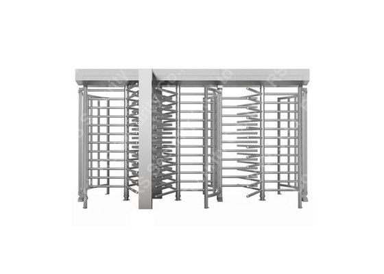 Manual Operation Full Height Turnstiles Double Lanes Automatic Reset