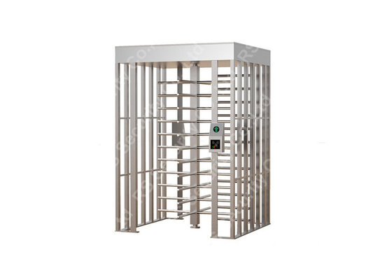 Stainless Steel Access Control Full Height Barriers With Card Reader