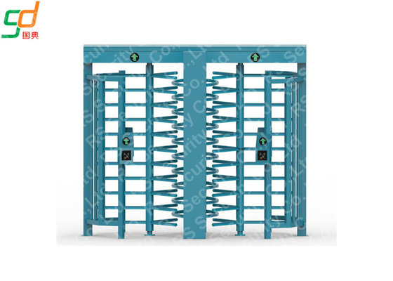 Security Pedestian Full Height Turnstile With LED Count Display Function