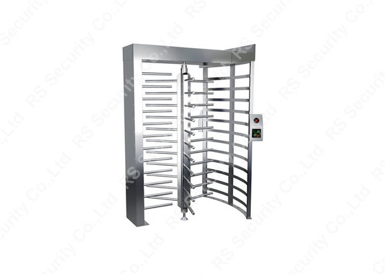 Electronic Full Height Security Turnstiles 120 Degree Rotation Control Pedestian Gate