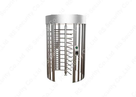Card Or Biometric RFID Full Height Turnstiles Electrical Barrier With 0.6S Response Time