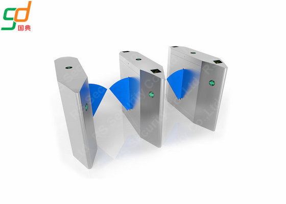 Security Access Control Flap Barrier Gate Full Automatic For Station And Airport