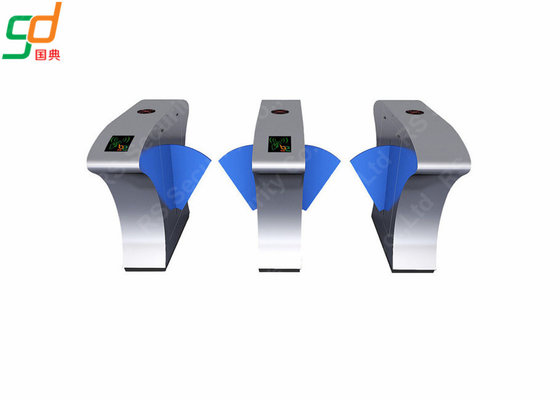 Luxury High Security IR Sensor Flap Barrier Gate Security Entrance Turnstiles