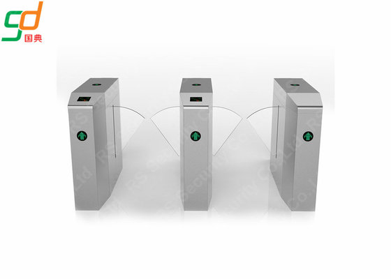 304 Stainless Steel Security Automatic Turnstiles For Subway Station Flap Gate