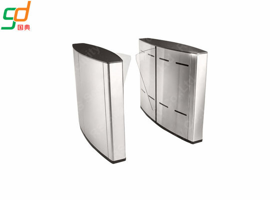 CE Automatic Turnstiles Flap Barrier Gate Stainless Steel Card Reader Turnstile