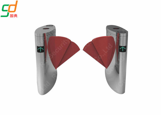 Station Two Channels  Flap Barrier Gate IR Sensor  Intelligent Pedestrian System
