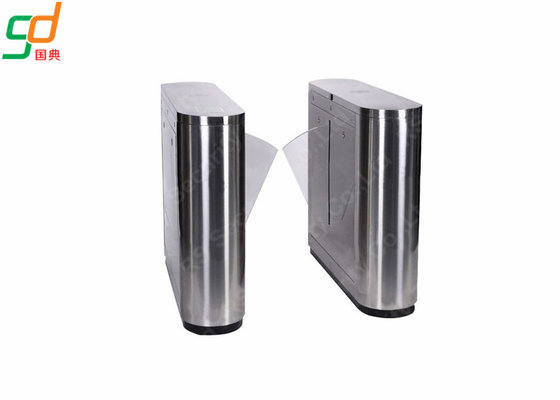 IR Sensor Optical Turnstile System , Subway Gate Half Height Turnstile