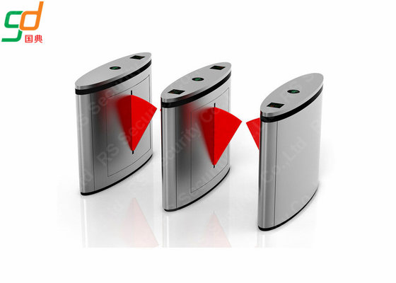 Fast Speed Turnstile Flap Barrier Gate, Card Reader Security Turnstiles System