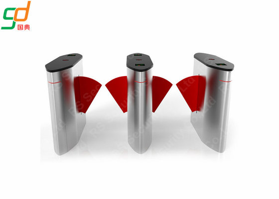 Stainless Steel Turnstile Gates, Pedestrian Flap Barrier Gate System