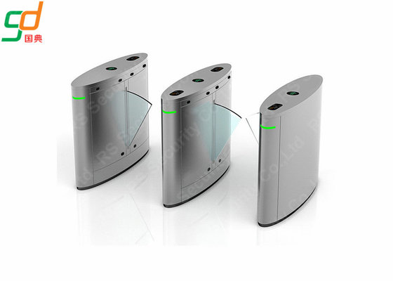 Subway Security Automated Flap Barrier Gate Bridge Type Right Angle