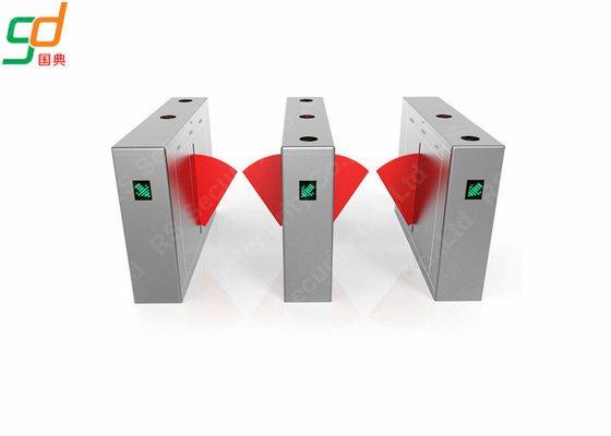 Stainless Steel Flap Barrier Gate Turnstile Smart Card Reader Control Barrier