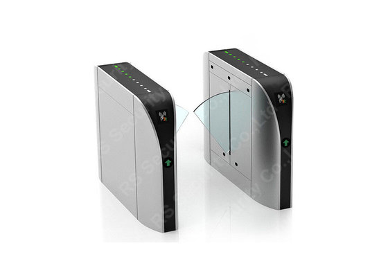 Customized Security Automatic Falp Barrier Gate Double Card Reader Wing Gates