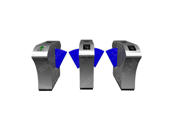 Retractable Flap Barrier Gate Turnstile Painted Intelligent For Access
