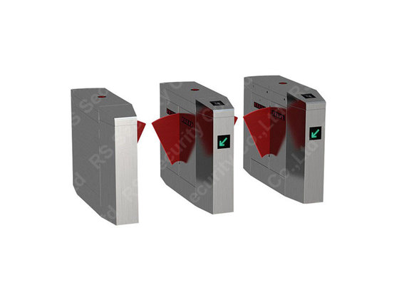 Double Wing Intelligent Flap Barrier Gate Metro Pedestrian Gym Turnstile