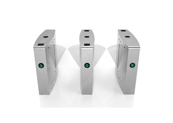 Security Outdoor Flap Barrier Gate, Turnstile Entry Systems Subway