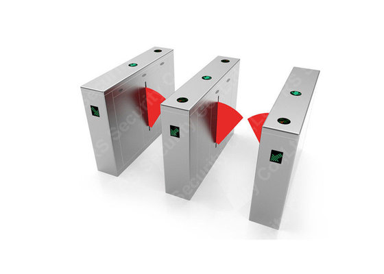 Blue Wing Retractable Flap Barrier Gate Widely Used Airport Railway Station