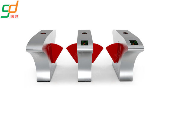 Stainless Steel ESD Automatic Turnstiles, Flap Barrier Gate Turnstile Solution