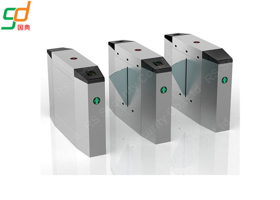Security Automatic Turnstiles , Controlled Access Turnstiles Flap Gate System