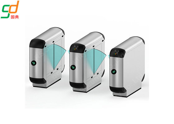 Barcode Detect Flap Barrier Turnstile Systems Metro Station Gates