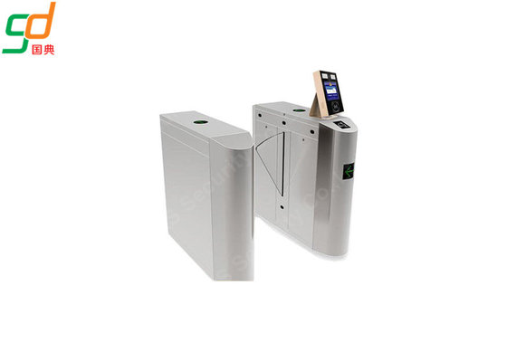 Barcode Recognition Flap Barrier Turnstile Systems Fitness Centre Gates