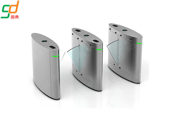 Biometric Direction Flap Barriers Turnstile Systems Subways Station Gates