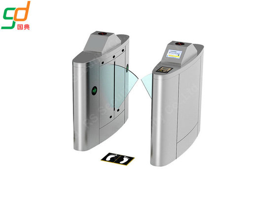 Biometric Scanner Flap Barriers Turnstile System Exhibition Hall Gate