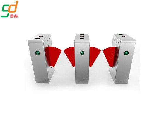 Biometrics Recognition Flap Barrier Turnstile System Bus Stations Gate