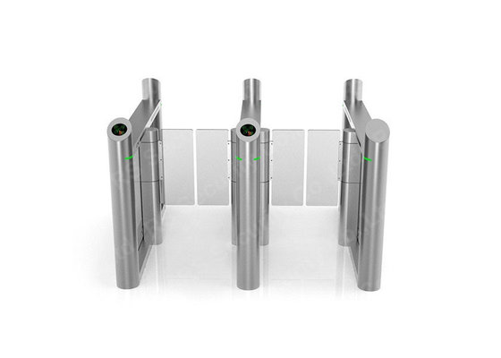 Waist High Biometri Supermarket Swing Barrier Speed Swing gate For Subway